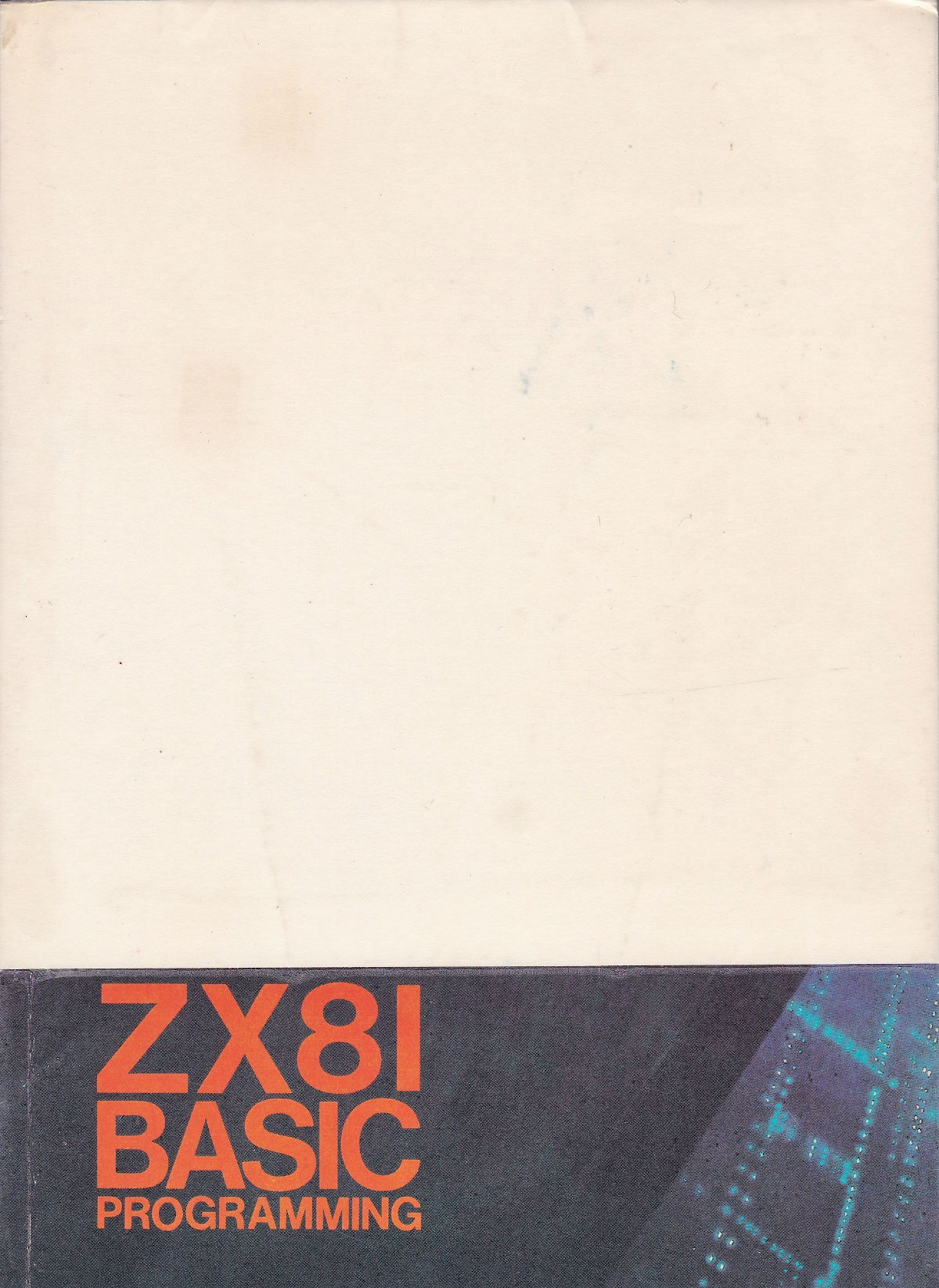 ZX81 BASIC Programming - Retrocomputing WHV