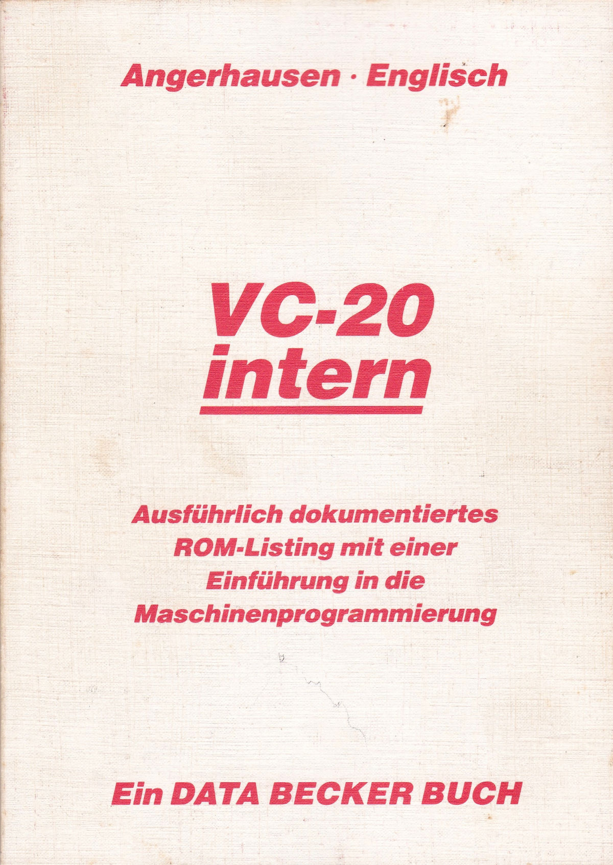VC-20 intern - Retrocomputing WHV